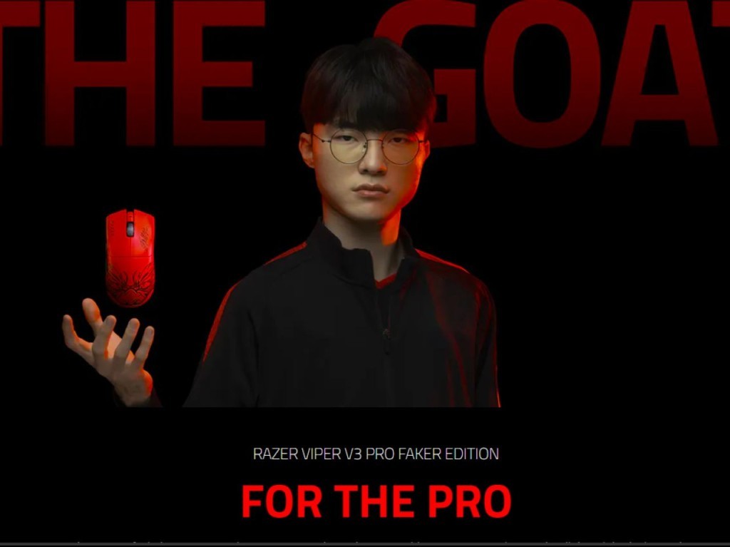 Razer Perkenalkan Viper V3 Pro Faker Edition, Desain yang Lebih Berani