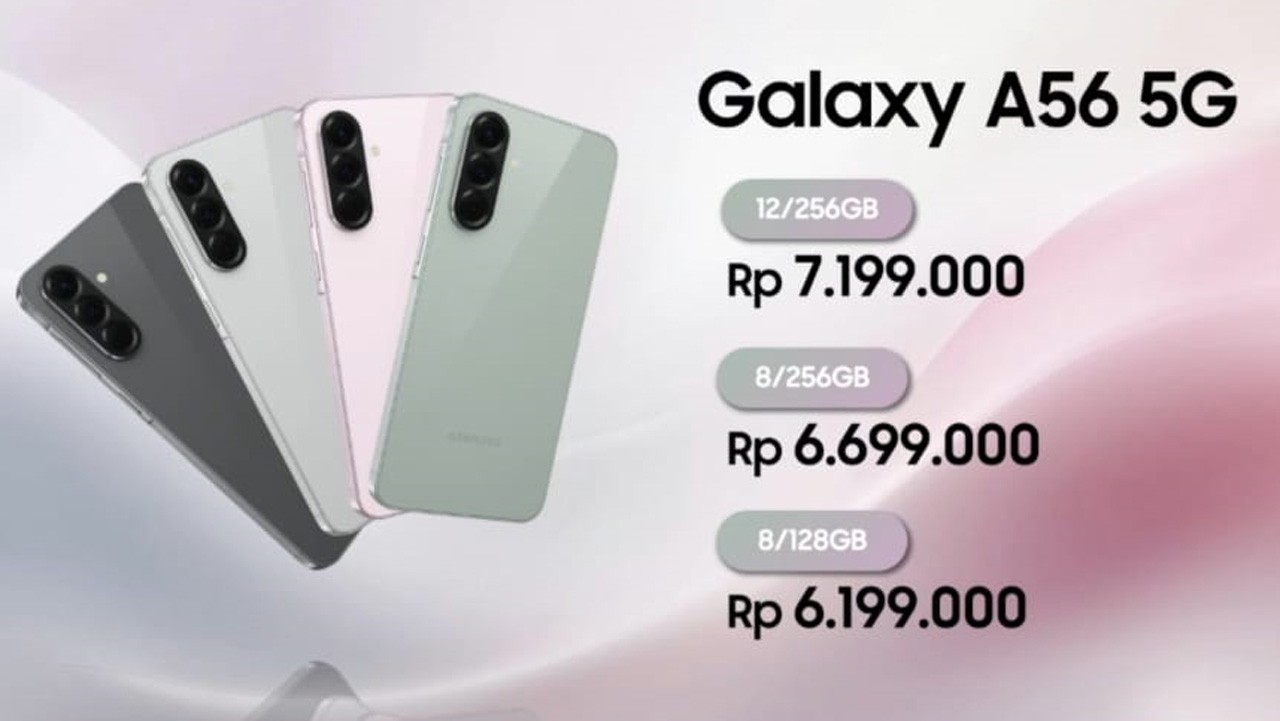 Inilah Harga Resmi dari Samsung Galaxy A56 5G di Indonesia