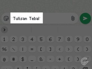 Cara Buat Tulisan Coret, Miring, dan Tebal di WhatsApp