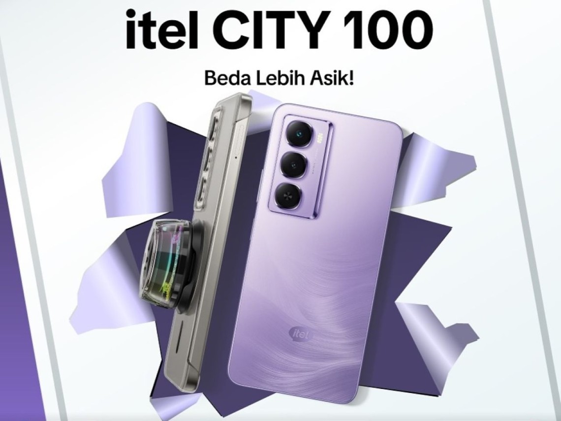 itel CITY 100 Hadir di Indonesia, Ponsel Entri Seharga Rp1,2 Jutaan