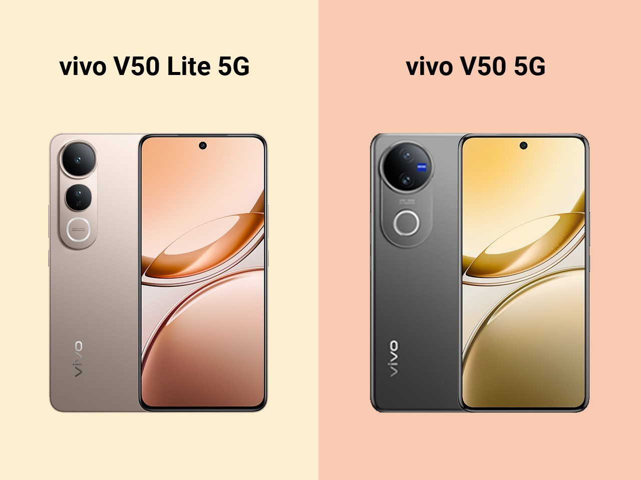 vivo V50 Lite 5G Vs vivo V50 5G – Perbedaan Spesifikasi dan Fitur
