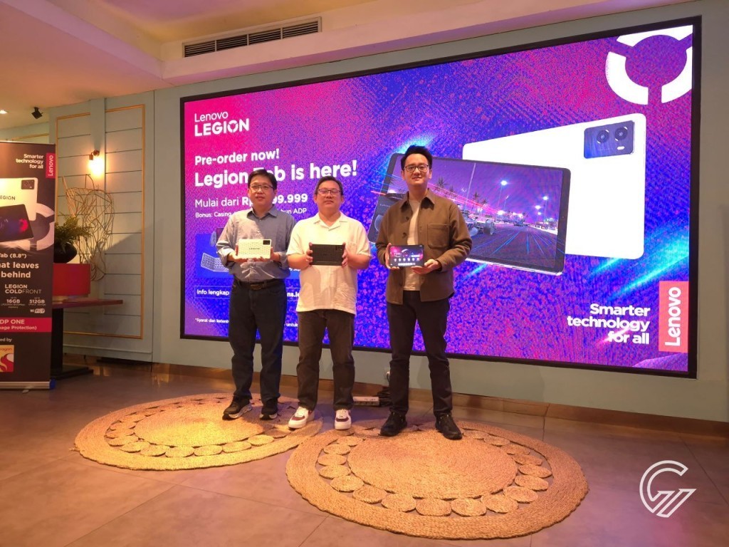 Legion Tab Gen 3 Resmi Hadir, Tablet Gaming Pertama Lenovo di Indonesia