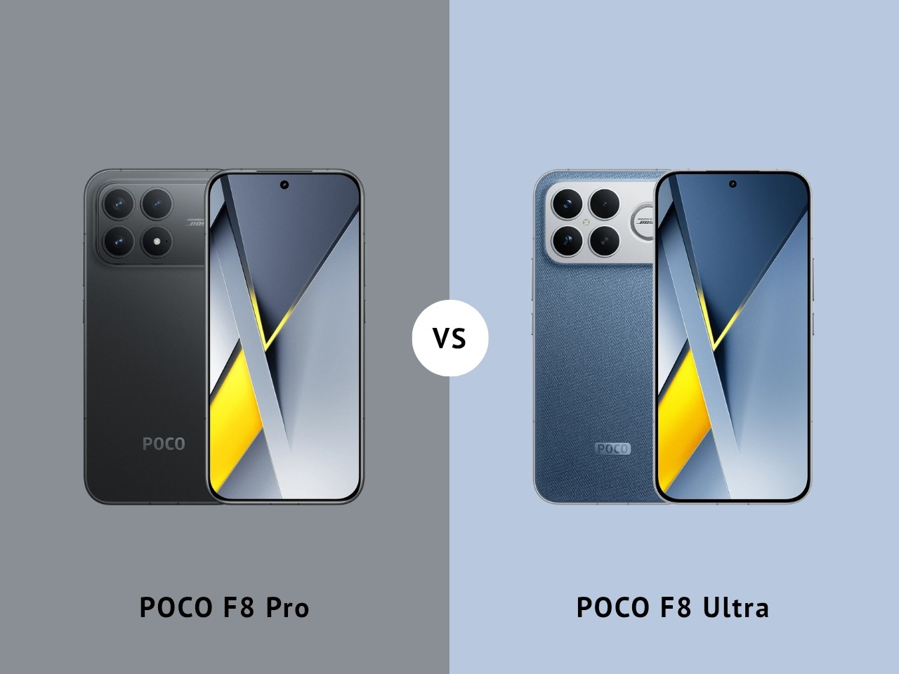 Bedanya POCO F8 Pro dan POCO F8 Ultra, Signifikan Selaras Harganya!