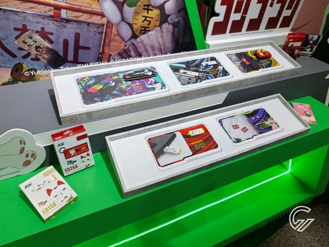 AGI Pamerkan Kolaborasi DANDADAN Mulai dari SSD Hingga RAM di Computex 2026